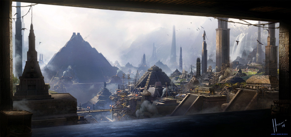 35 matte paintings du célèbre maître Jaime Jasso | Design Spartan : Art ...
