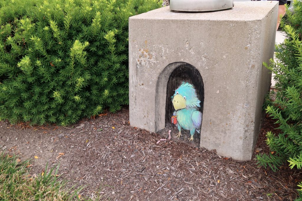 Le street art mignon à la craie de David Zinn | Design Spartan : Art ...