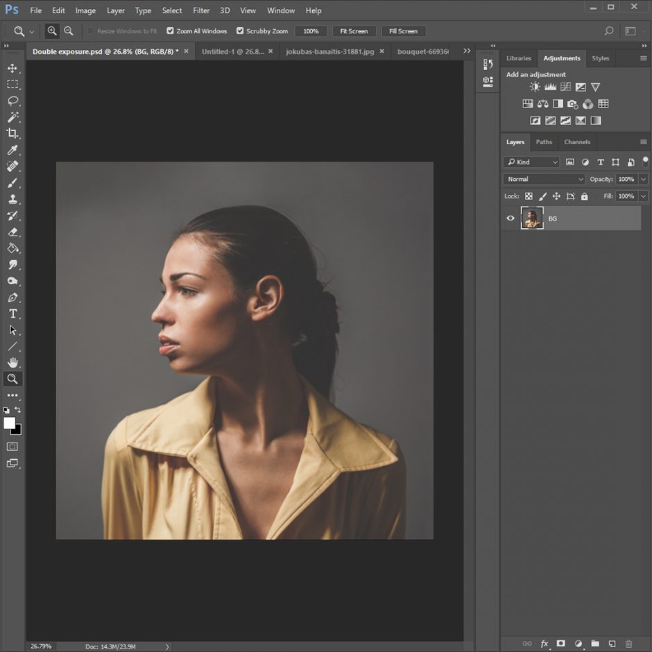 Tutoriel facile : Effet de double-exposition dans Photoshop | Design ...