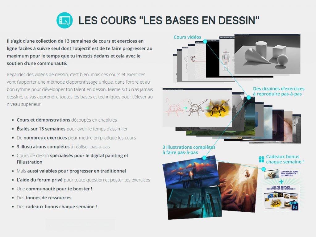 Apprenez les Bases en dessin avec les nouveaux cours sur ...