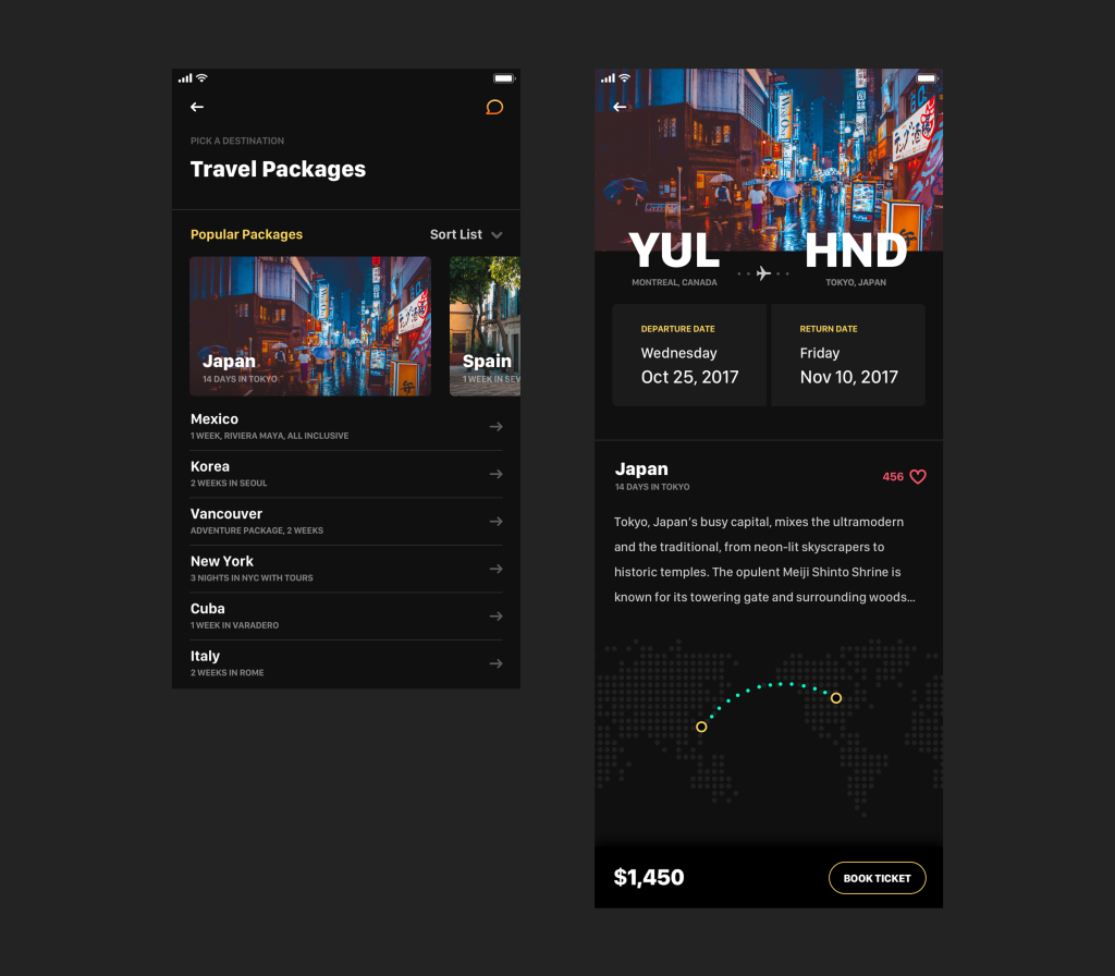 Inspiration UI/UX pour vos designs web et mobiles #1 | Design Spartan ...