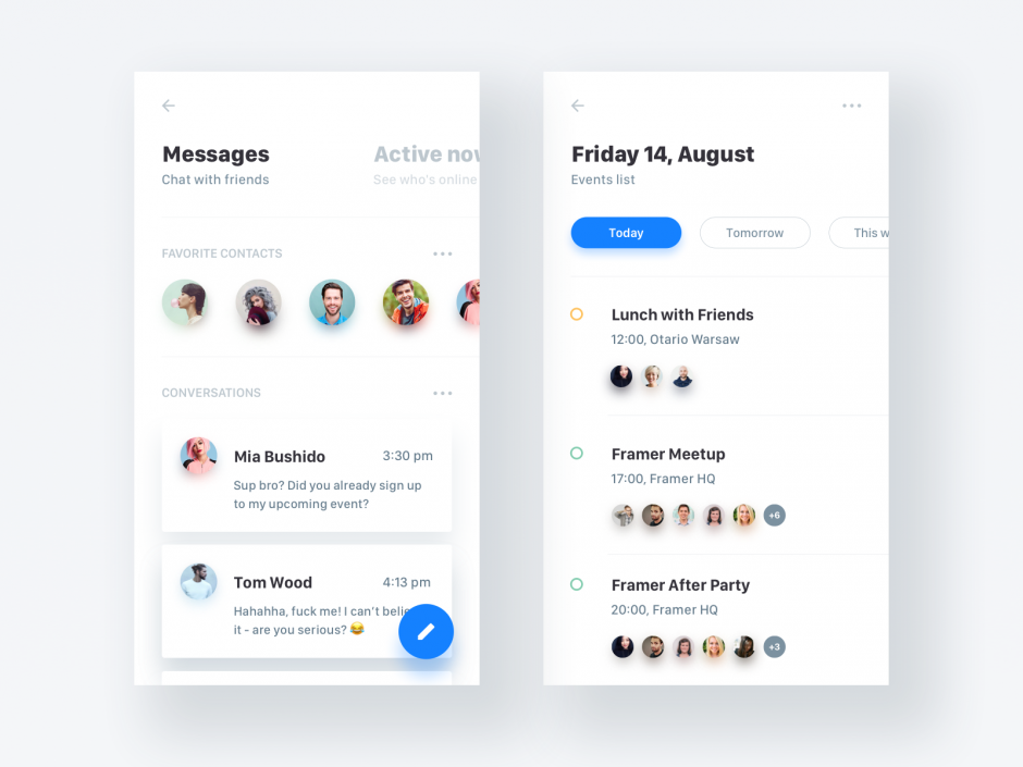 Inspiration UI/UX pour vos designs web et mobiles #1 | Design Spartan ...