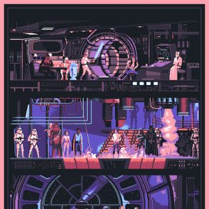 Nos séries et films préférés en Pixel art par Gustavo Viselner | Design ...