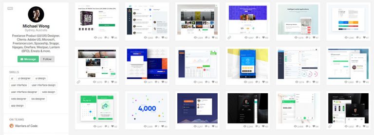 20 UI/UX designers à suivre sur Dribbble | Design Spartan : Art digital ...