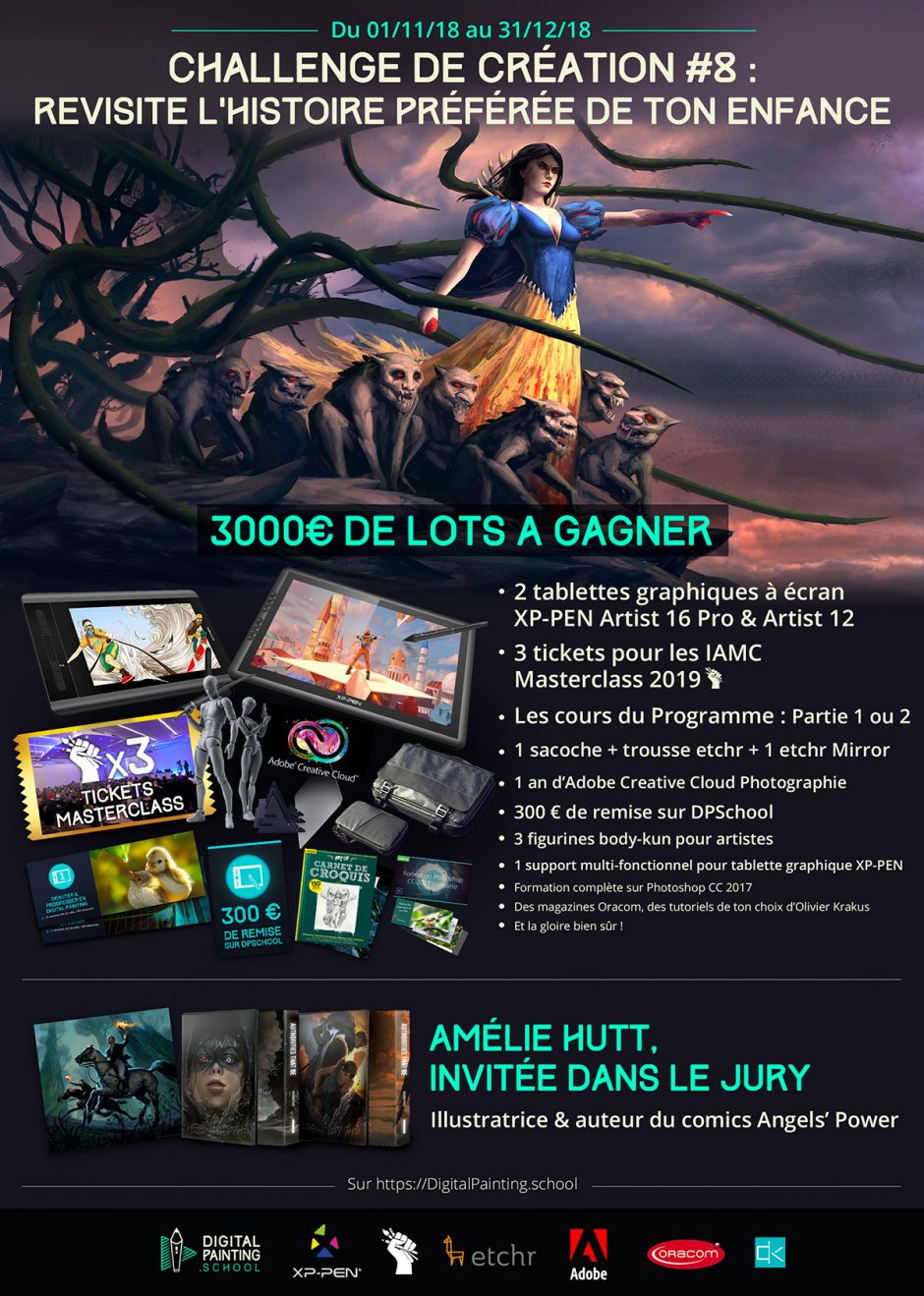 Lancement d’un Challenge d’illustration avec 3000€ de lots à gagner ...