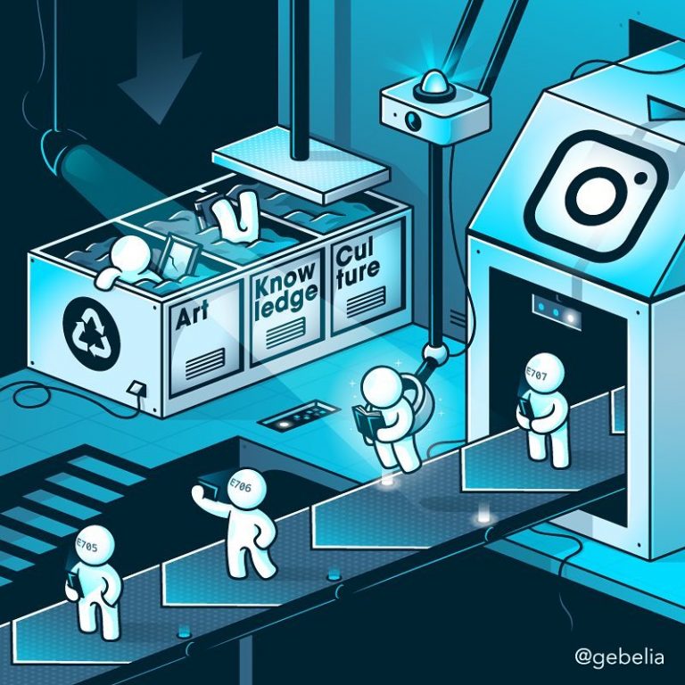 Notre dépendance grave aux réseaux sociaux au travers des illustrations ...